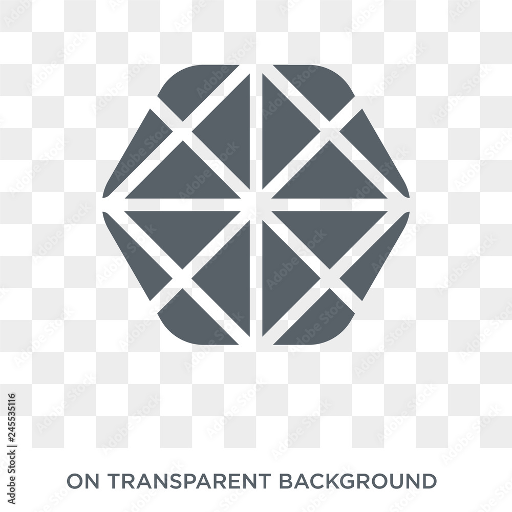 Ennegon icon. Ennegon design concept from Geometry collection. Simple ...