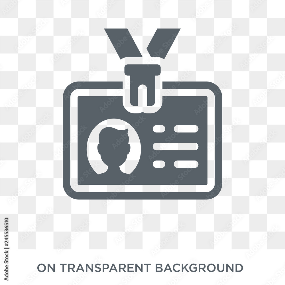 user data icon. Trendy flat vector user data icon on transparent ...