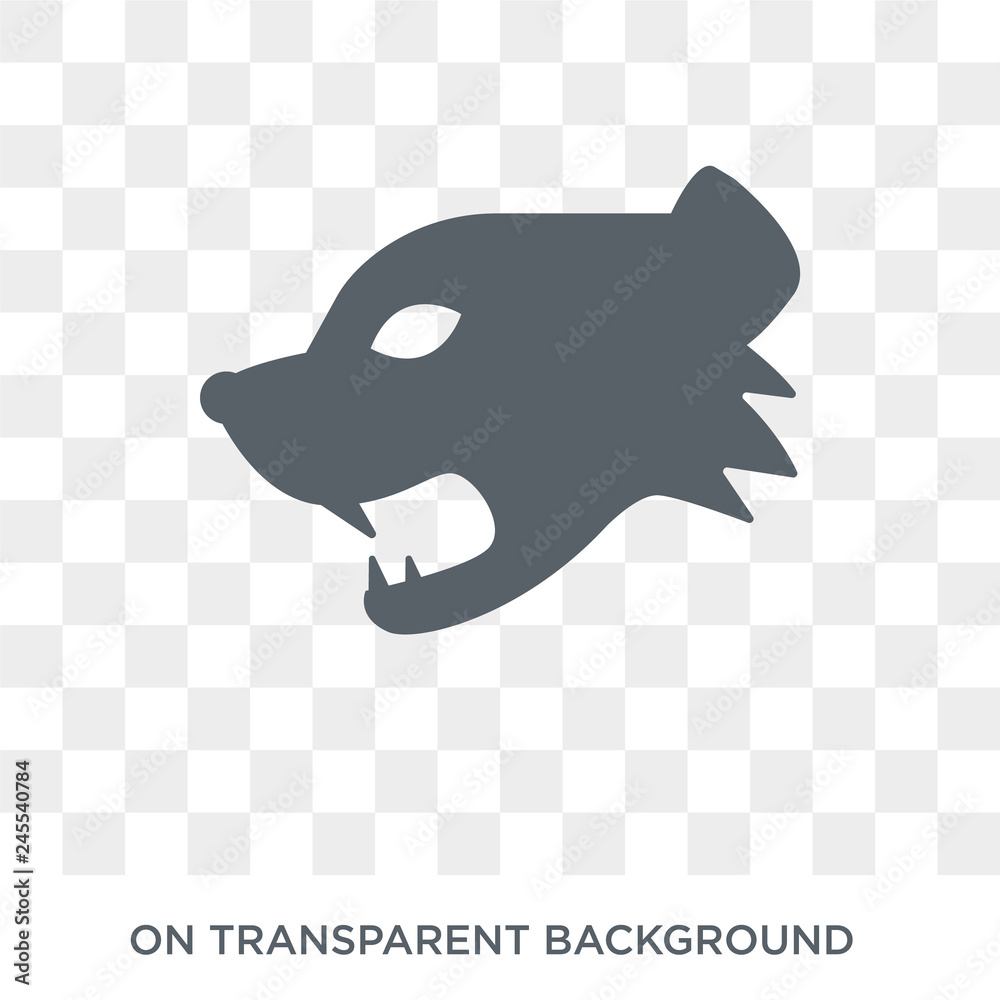Mongoose icon. Trendy flat vector Mongoose icon on transparent ...