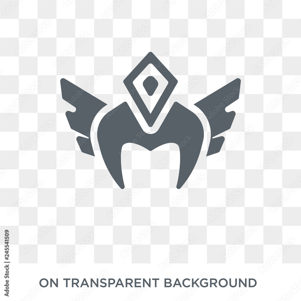 Valkyrie icon. Trendy flat vector Valkyrie icon on transparent ...