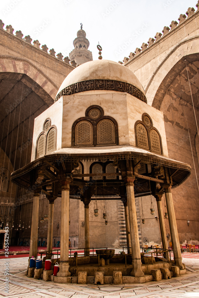 the great Mosques of Sultan Hassan and Al-Rifai in Cairo - Egypt Stock ...