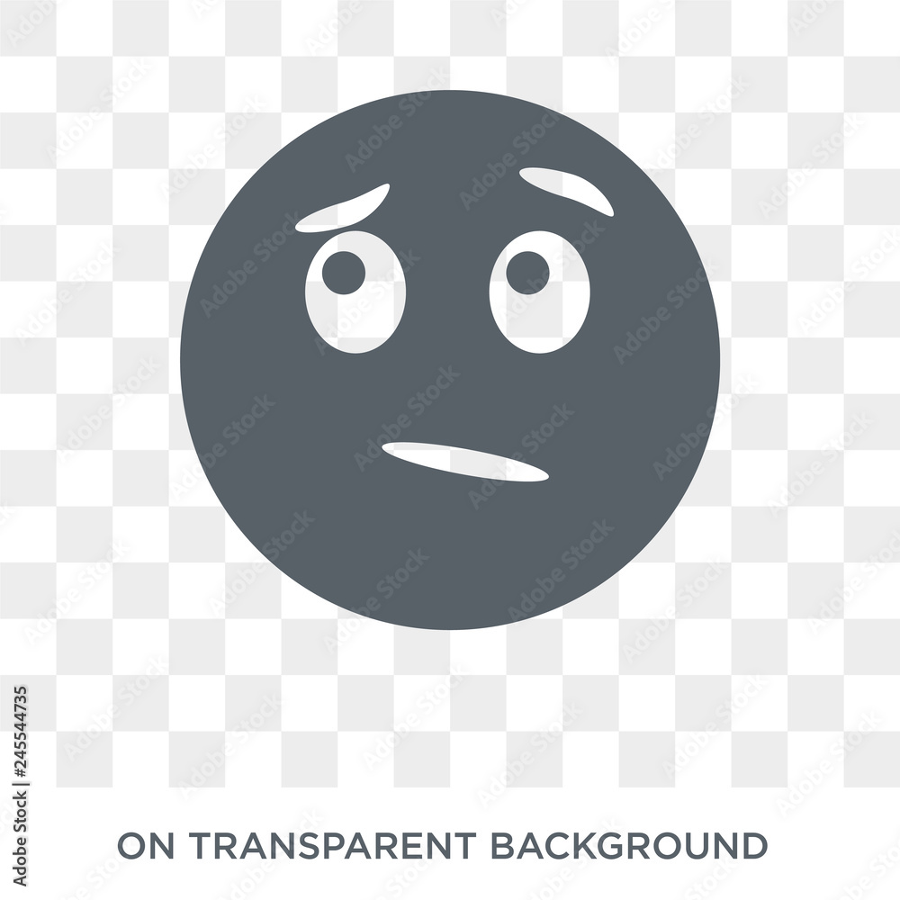 Curious emoji icon. Curious emoji design concept from Emoji collection ...