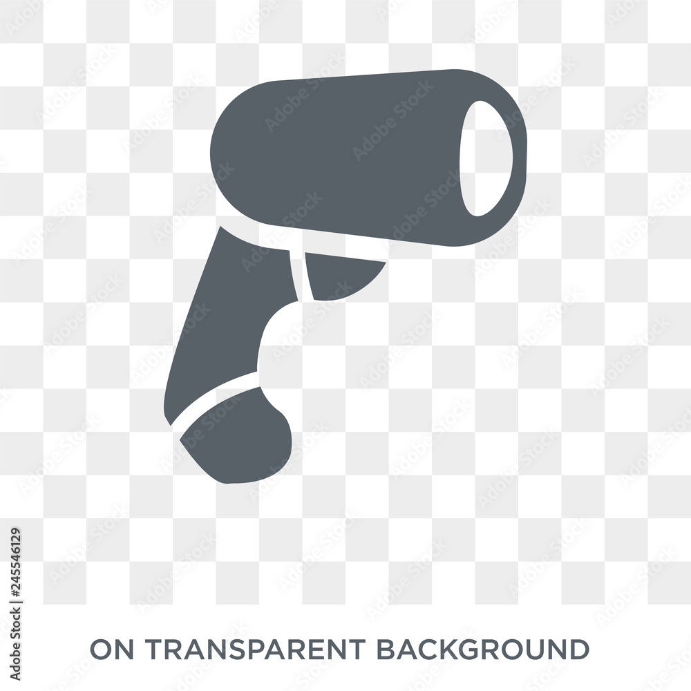 Barcode scanner icon. Trendy flat vector Barcode scanner icon on ...