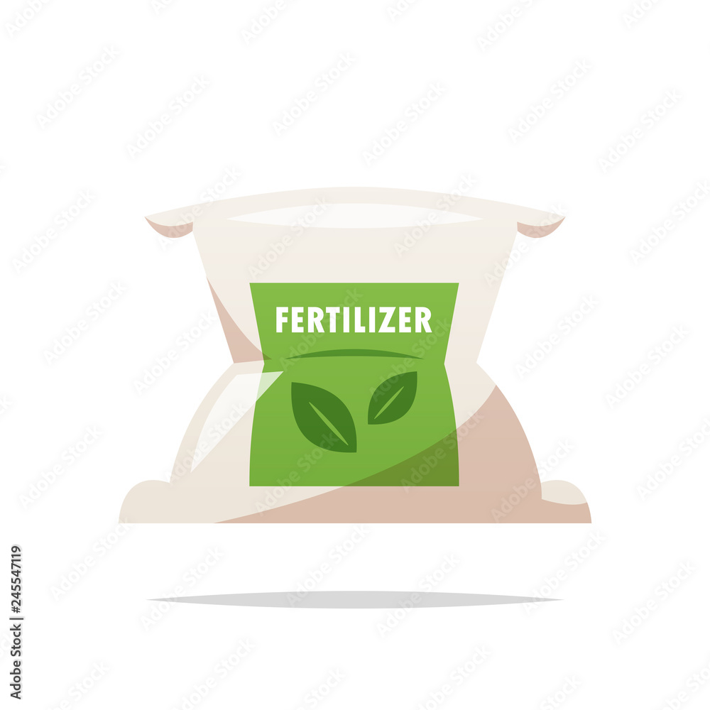 Fertilizer sack vector isolated illustration Stock Vector | Adobe Stock