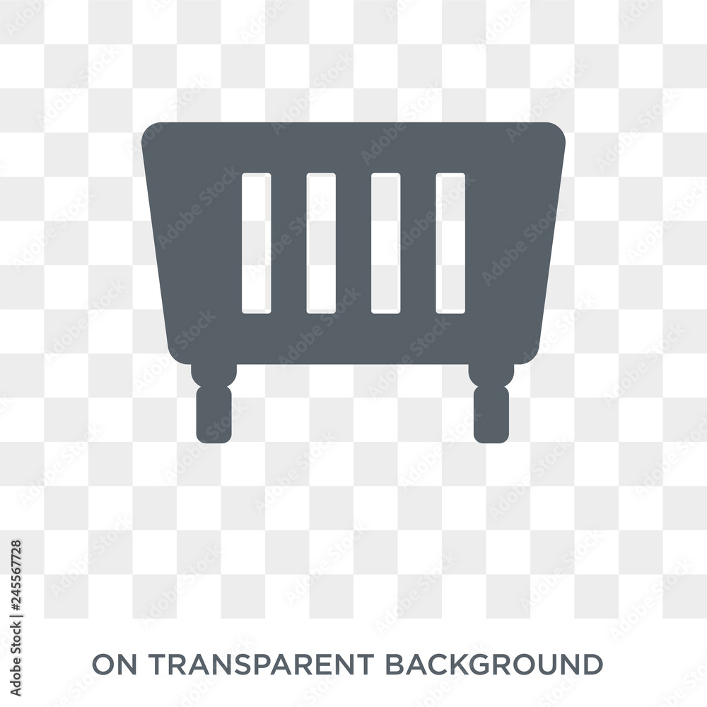 Dumpster icon. Trendy flat vector Dumpster icon on transparent ...