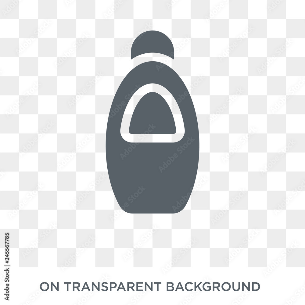 Detergent icon. Trendy flat vector Detergent icon on transparent ...