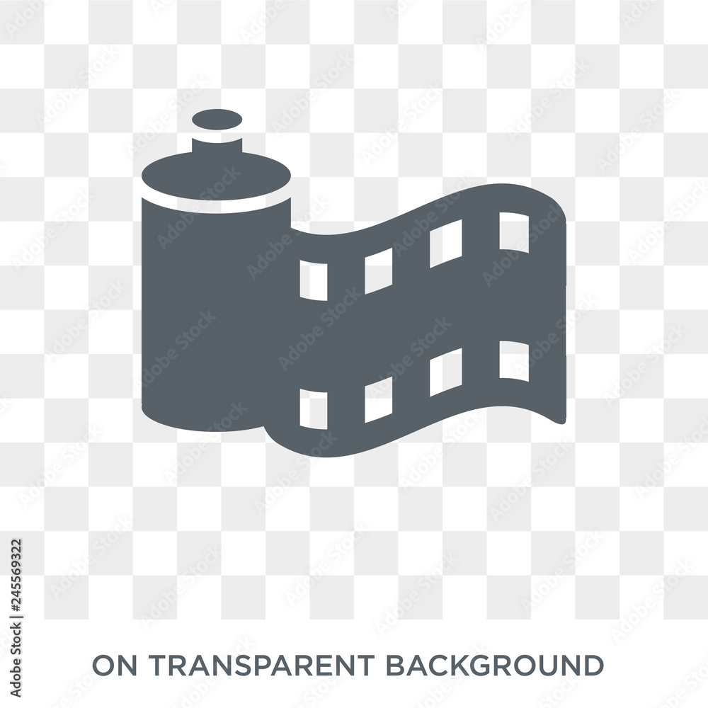 Negative film icon. Trendy flat vector Negative film icon on ...