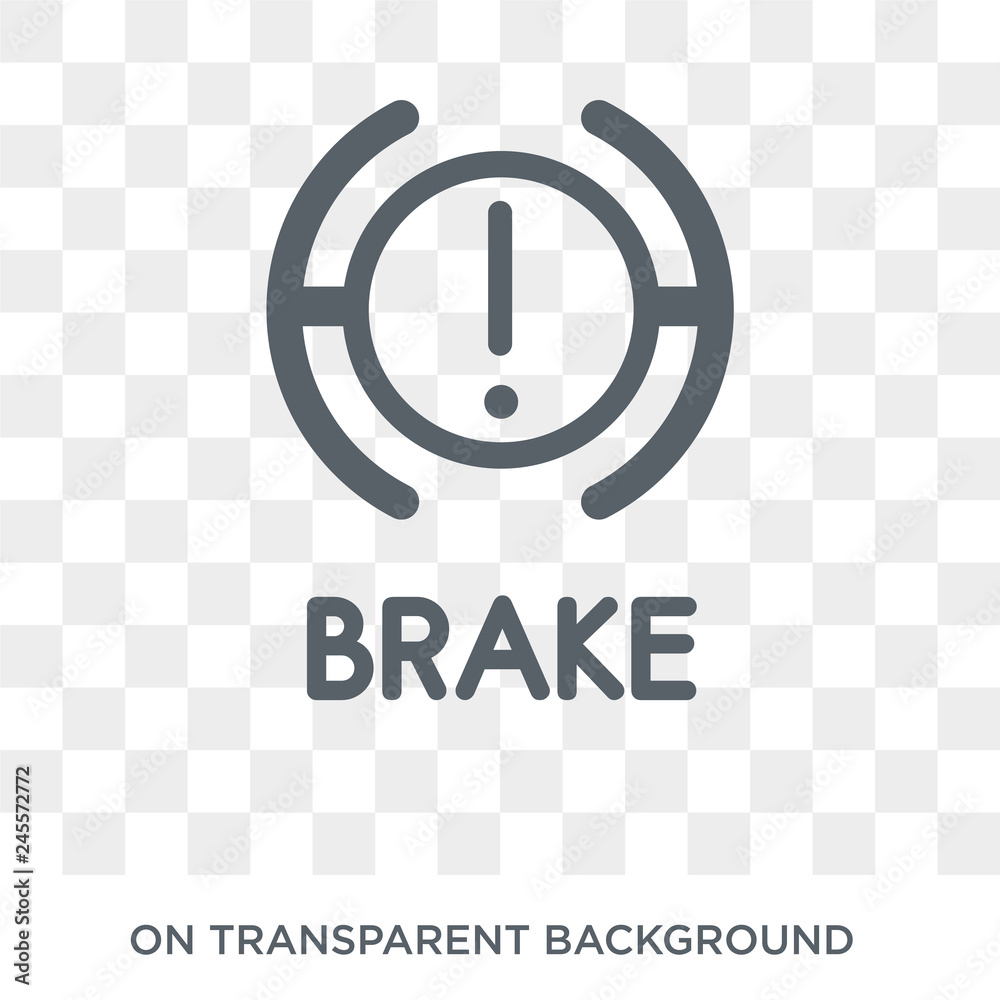 car brake light icon. car brake light design concept from Car parts ...