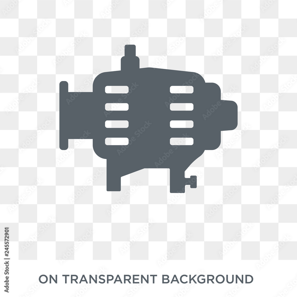 car alternator icon. car alternator design concept from Car parts ...