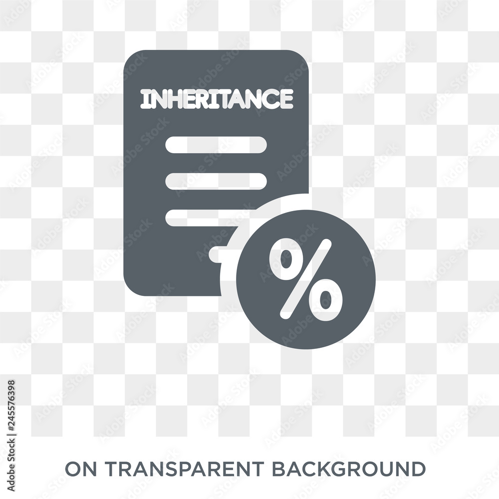 Inheritance tax icon. Trendy flat vector Inheritance tax icon on ...