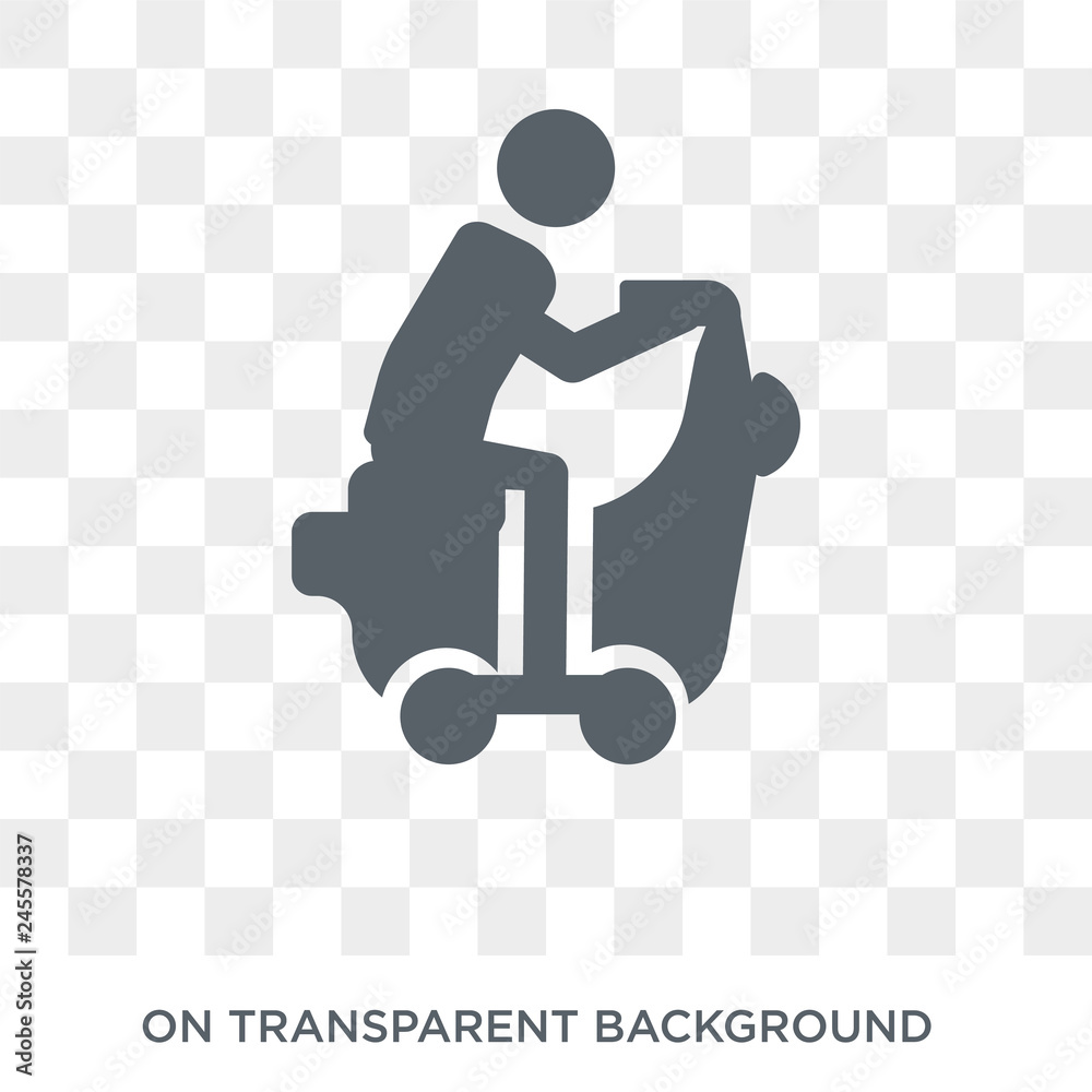 Motorcycle riding icon. Trendy flat vector Motorcycle riding icon on ...