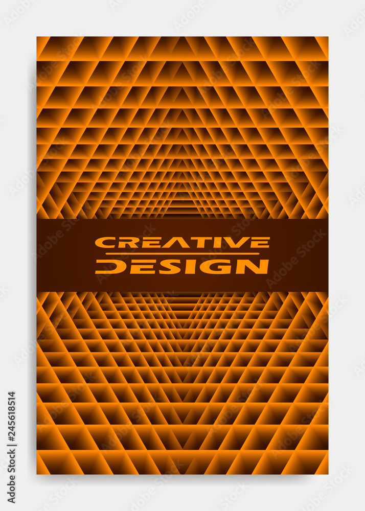 Cover design template for decoration presentation, brochure, catalog ...