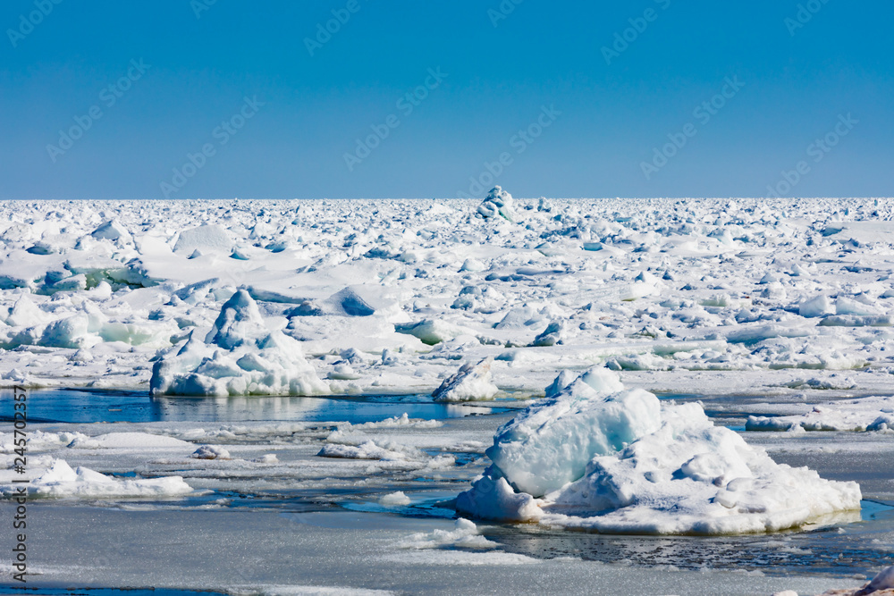 Frozen Atlantic Ocean