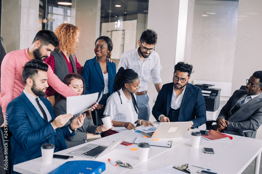 Business Corporate Management Planning Team Concept. Teamwork process ...