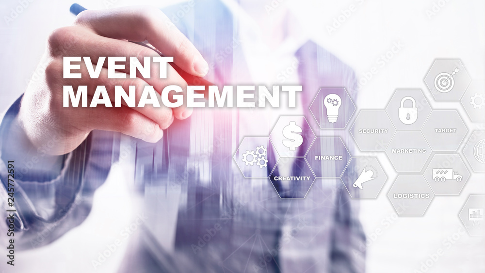 Event management Concept. Event management flowchart. Event management ...