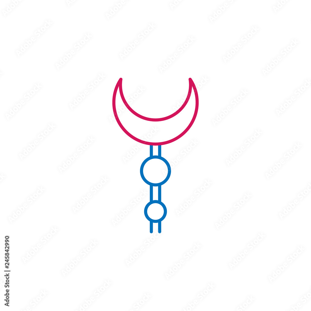 Red Islamic Symbol