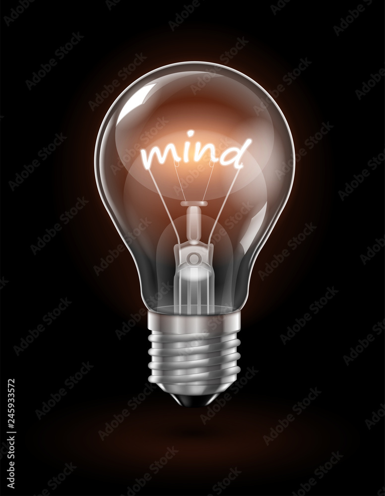 Light Bulb Filament Vector