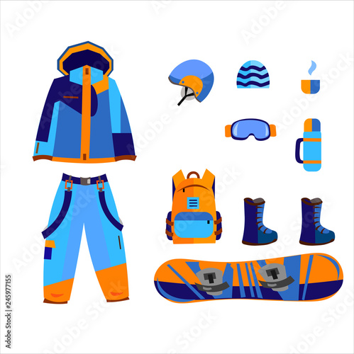 Snowboard Gear Clipart