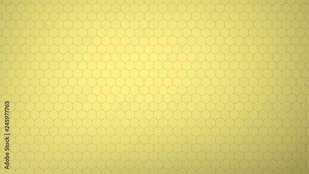 Geometric hexagonal abstract gold background. Surface with hexagonal ...