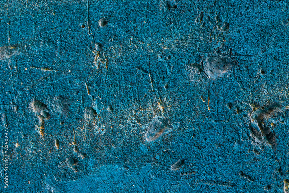 Texture wall in blue color. Camstone wall in the street. Limestone ...