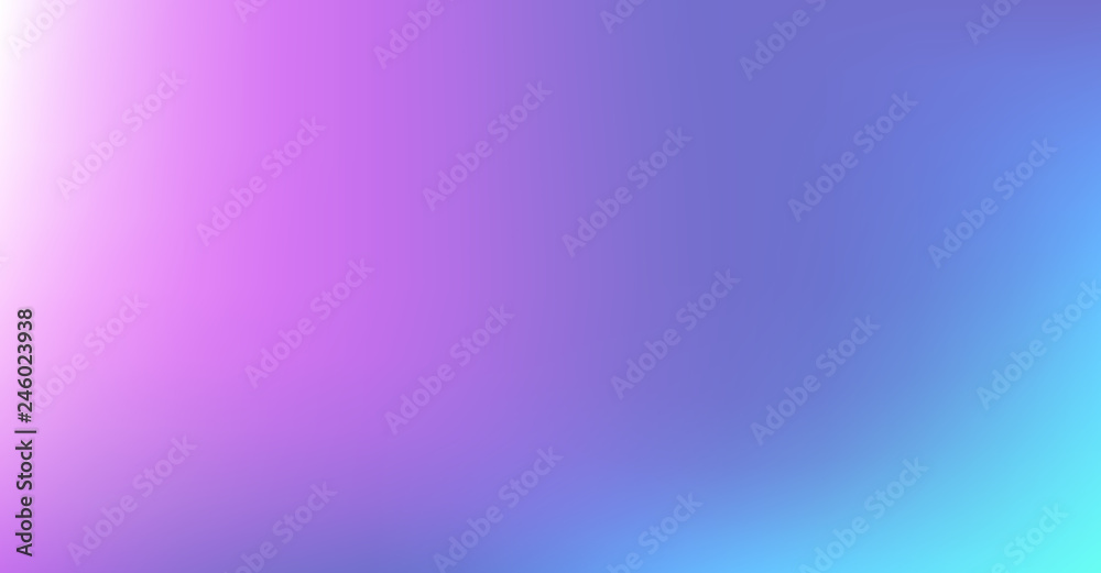 Purple Blue Gradient Vibrant Dreamy Vector Background. Sunrise, Sunset ...