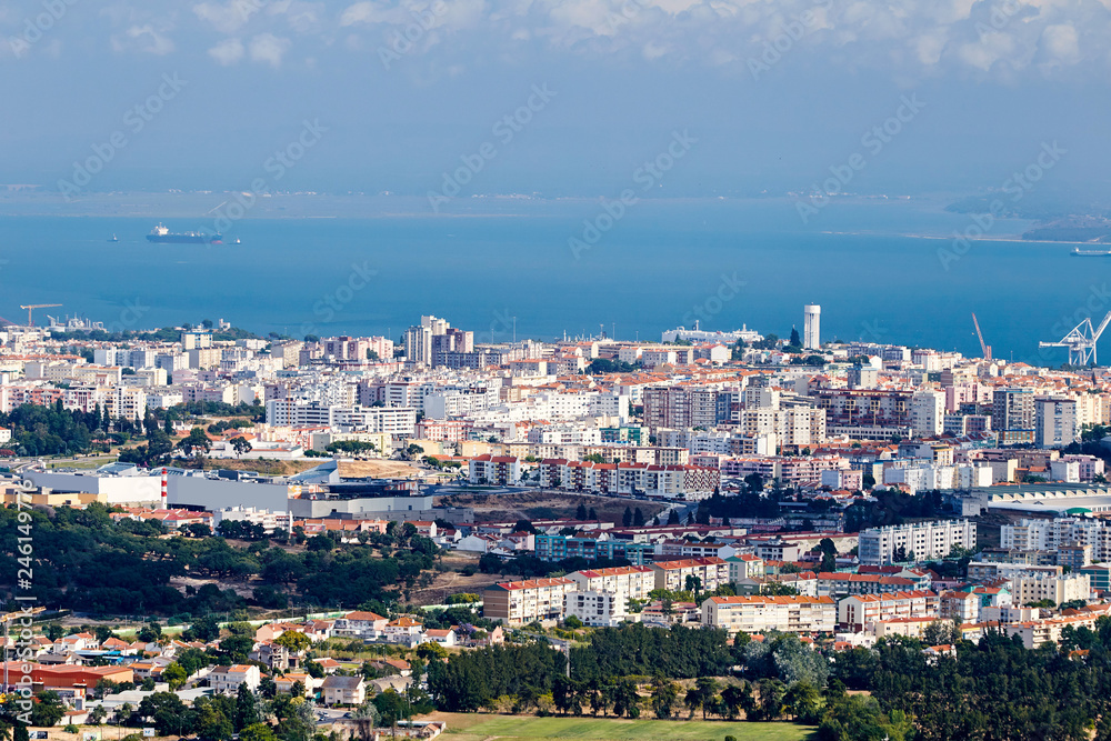 Setubal city at daylight Stock Photo | Adobe Stock