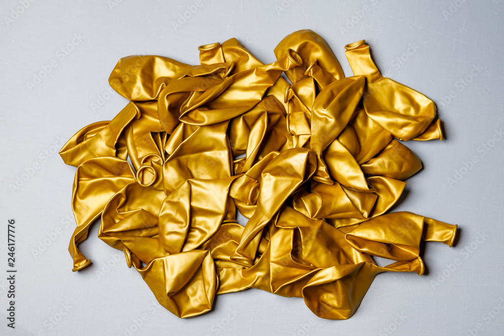 Deflated White Balloon