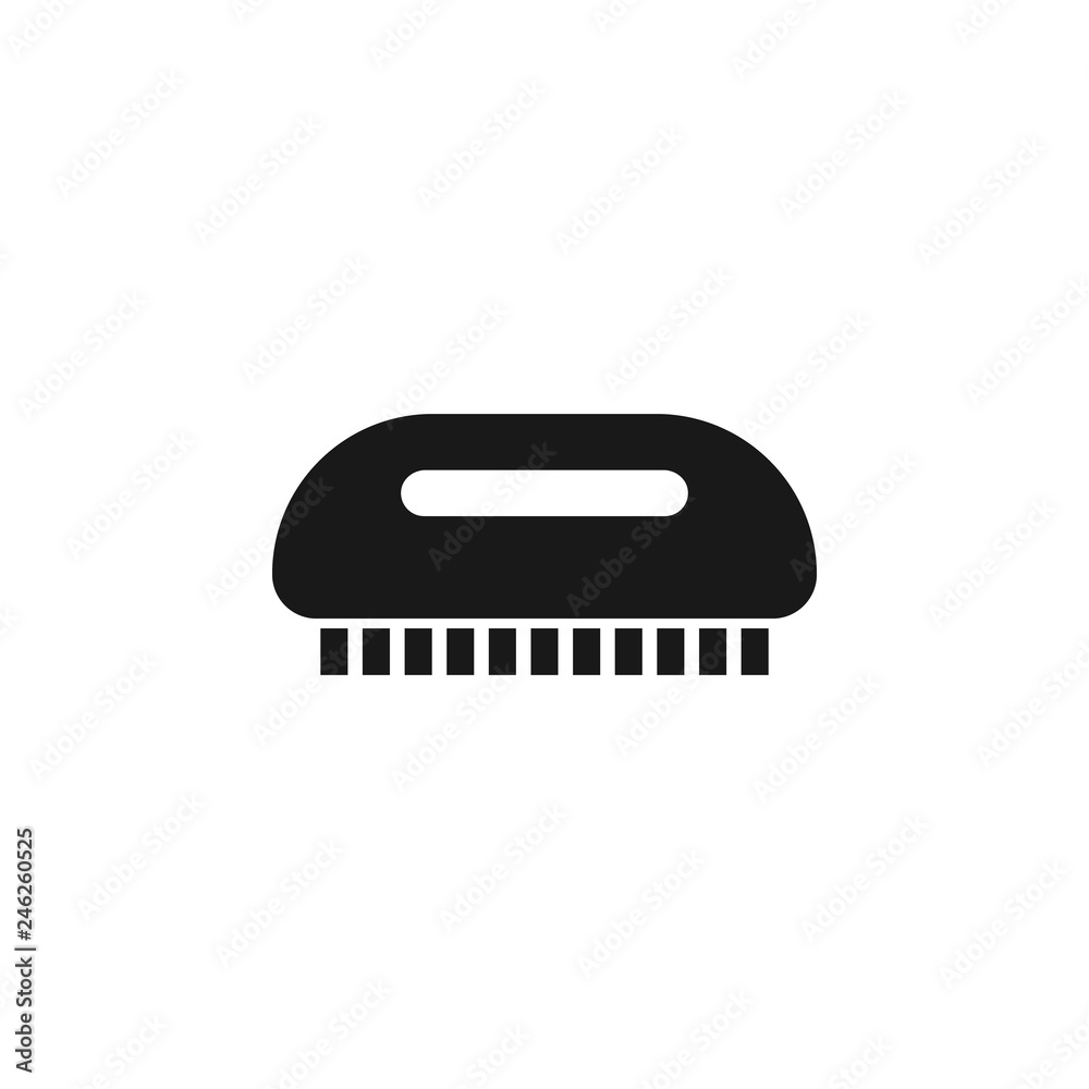 Brush for cleaning objects, clothes, apartments, shoes. Cleaning brush ...