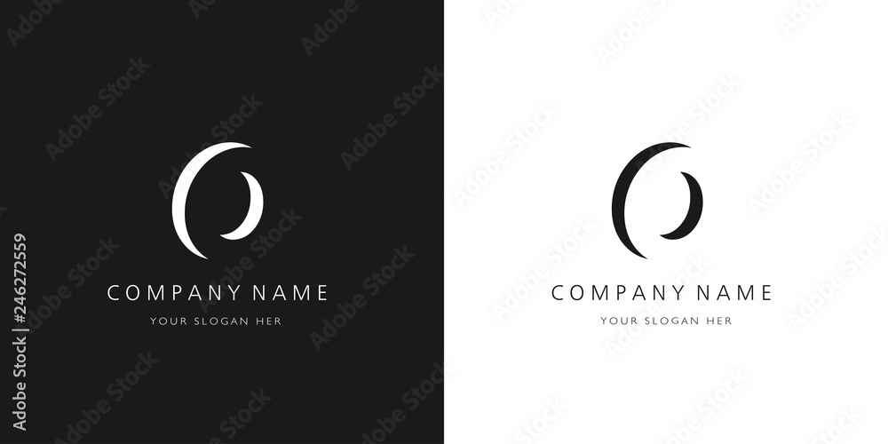 o logo letter design Stock Vector | Adobe Stock
