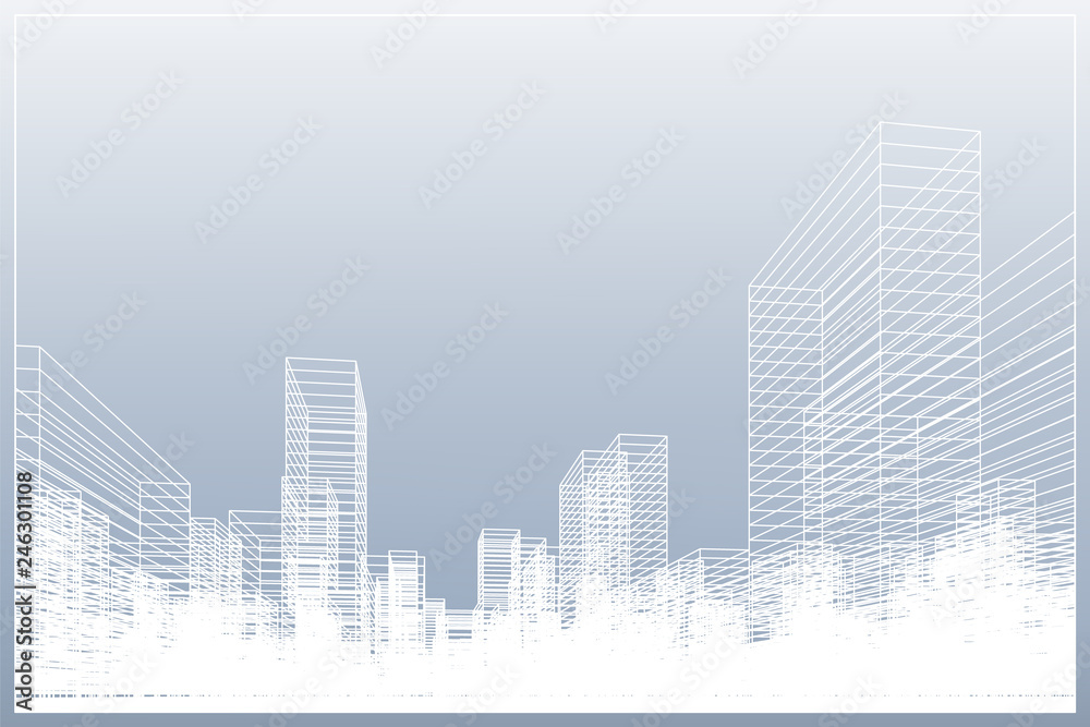 Abstract City Background