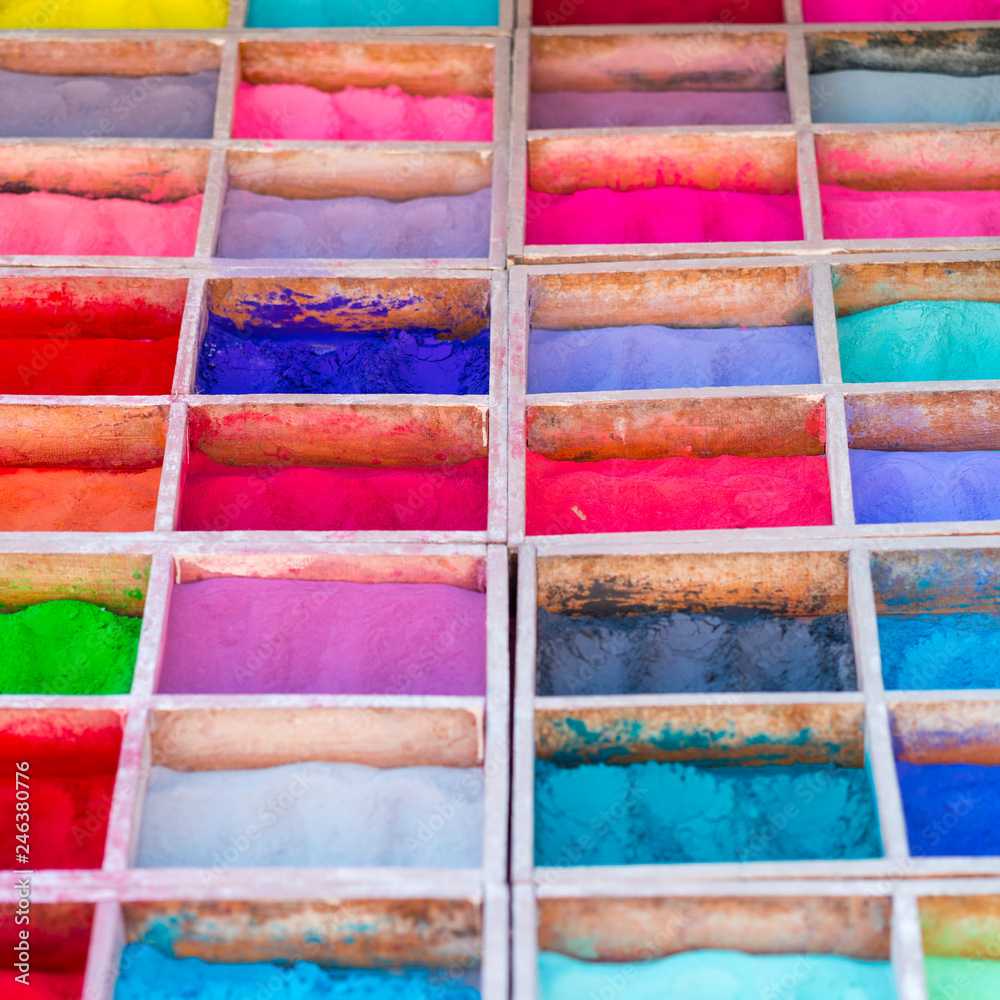 Color powder, Pashupatinath Temple, Bagmati River, Kathmandu Valley ...