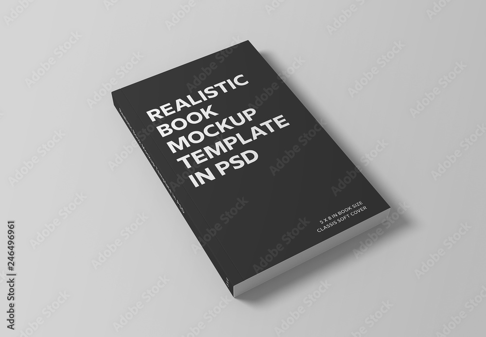 Soft Cover Book Mockup Stock Template Adobe Stock Soft Cover Book Mockup Stock Template Adobe Stock