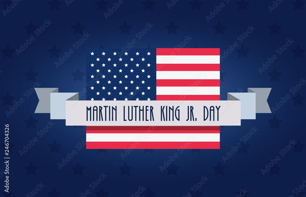 martin luther king jr day poster Stock Vector | Adobe Stock