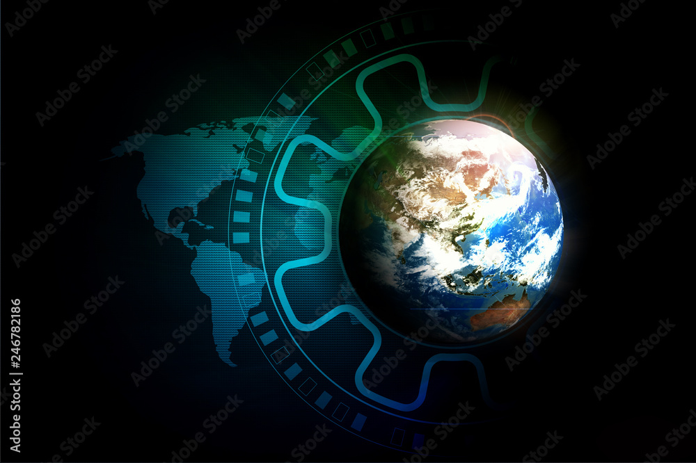 disruptive technologies that changed the world.disruption concept ...