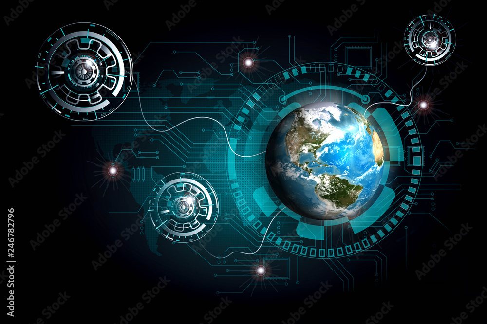 disruptive technologies that changed the world.disruption concept ...