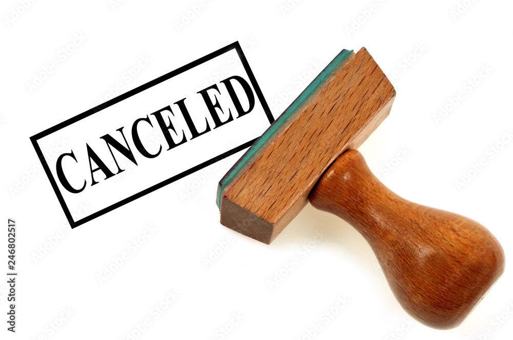 Canceled Stock Photo | Adobe Stock