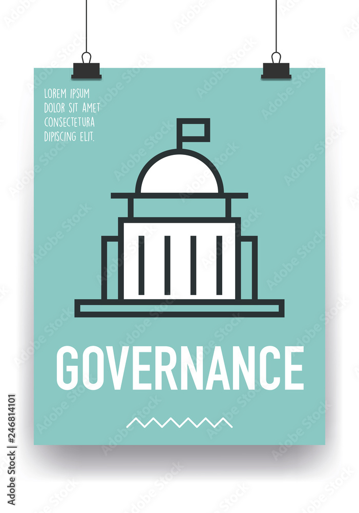 GOVERNANCE ICON CONCEPT Stock Vector | Adobe Stock