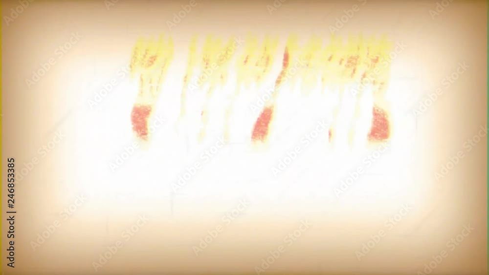 No Trespassing Keep Out Sign Glitch Video/ 4k animation of a vintage no ...