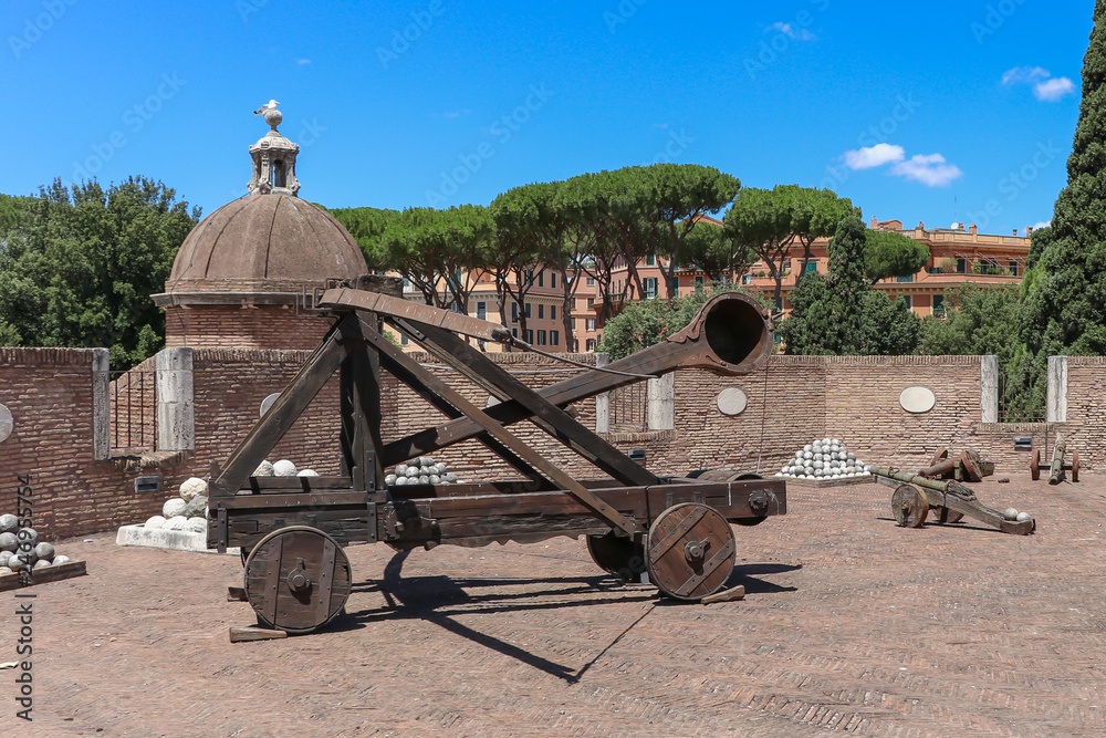 Ancient catapult used by Roman Army during its Military Campaigns ...