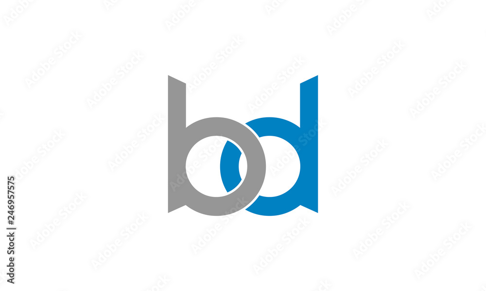 BD logo Stock Vector | Adobe Stock