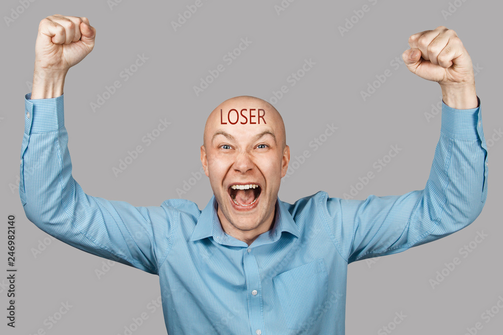 Loser Sign On Forehead