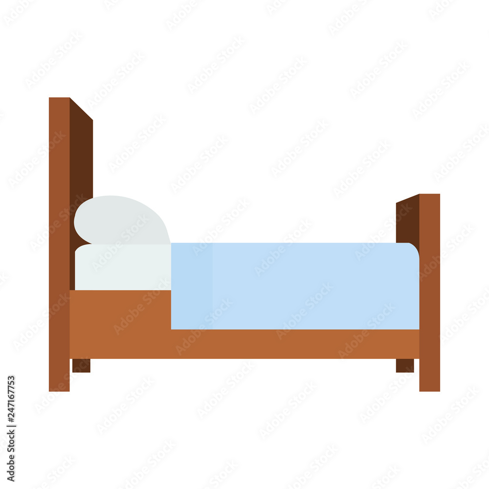 Bed emoji vector Stock Vector | Adobe Stock