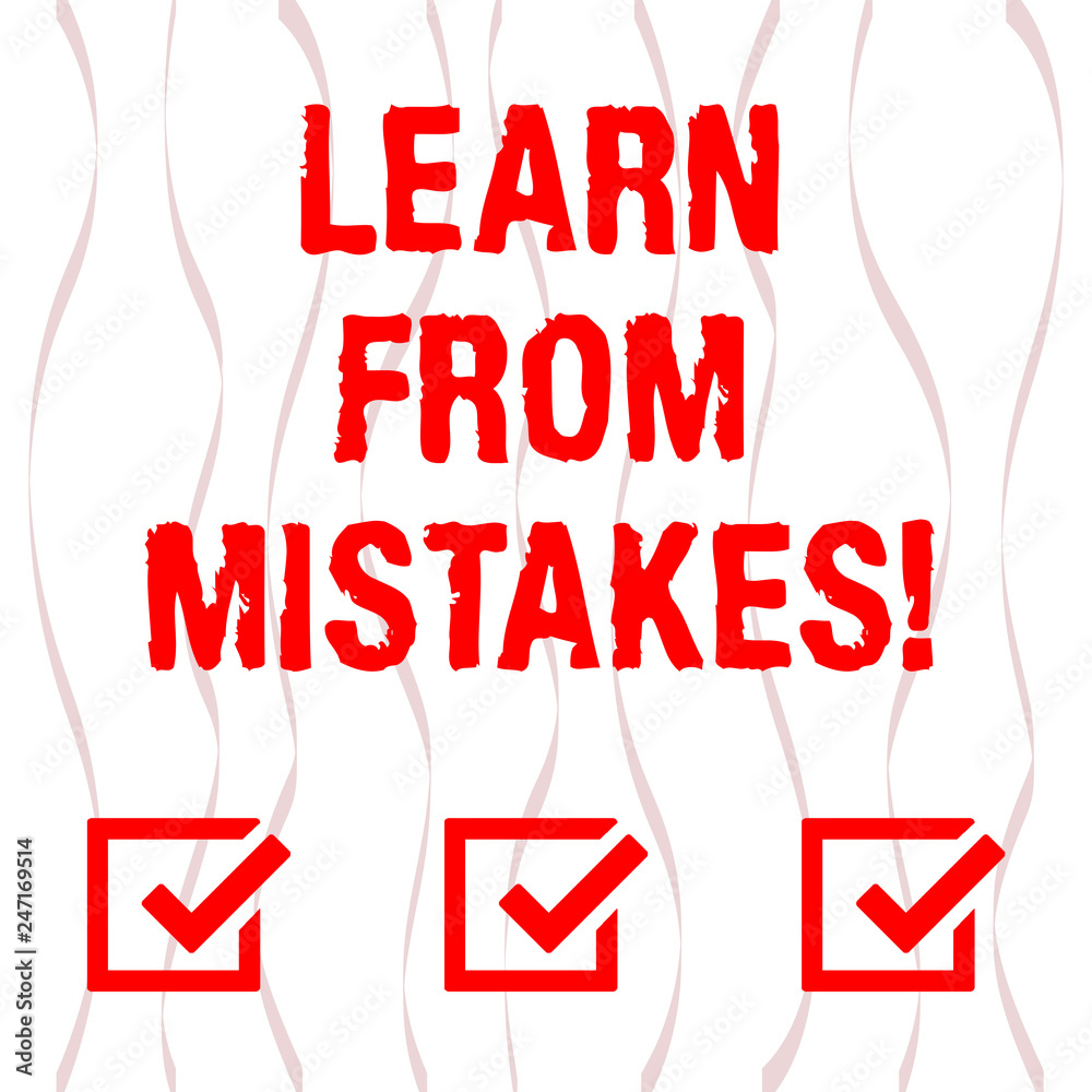 Learn From Your Mistakes Clipart