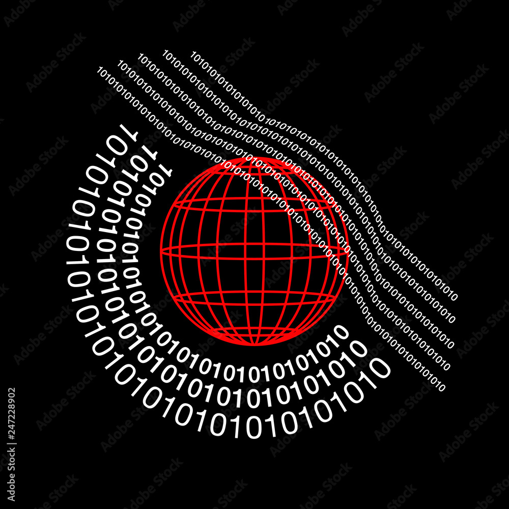 Stockvector Logo pour une entreprise d’informatique composé d’une ...