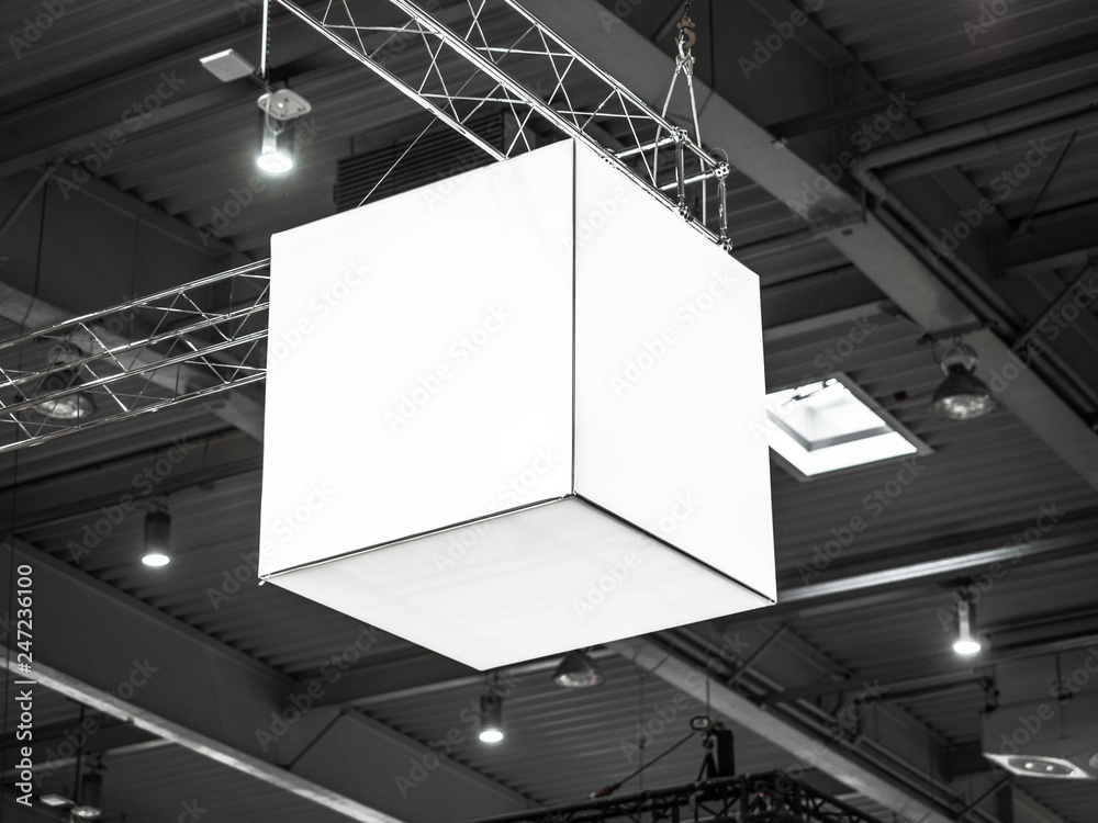 Mock up. Indoor advertising at the fair, event, Public information ...