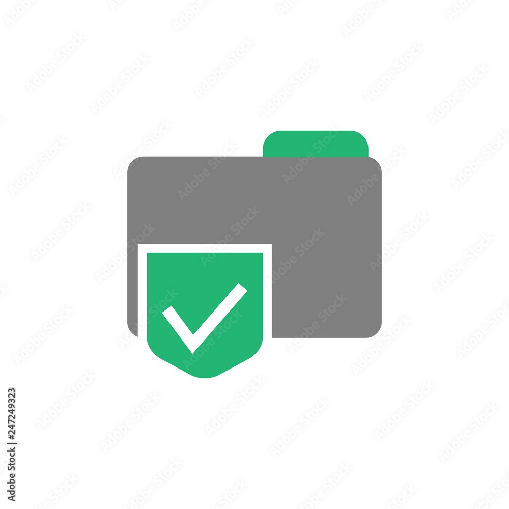 Encryption, folder icon. Element of Cyber and Security icon for mobile ...
