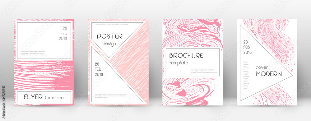 Cover Page Design Template Stylish Brochure Layou Stock Vector Adobe