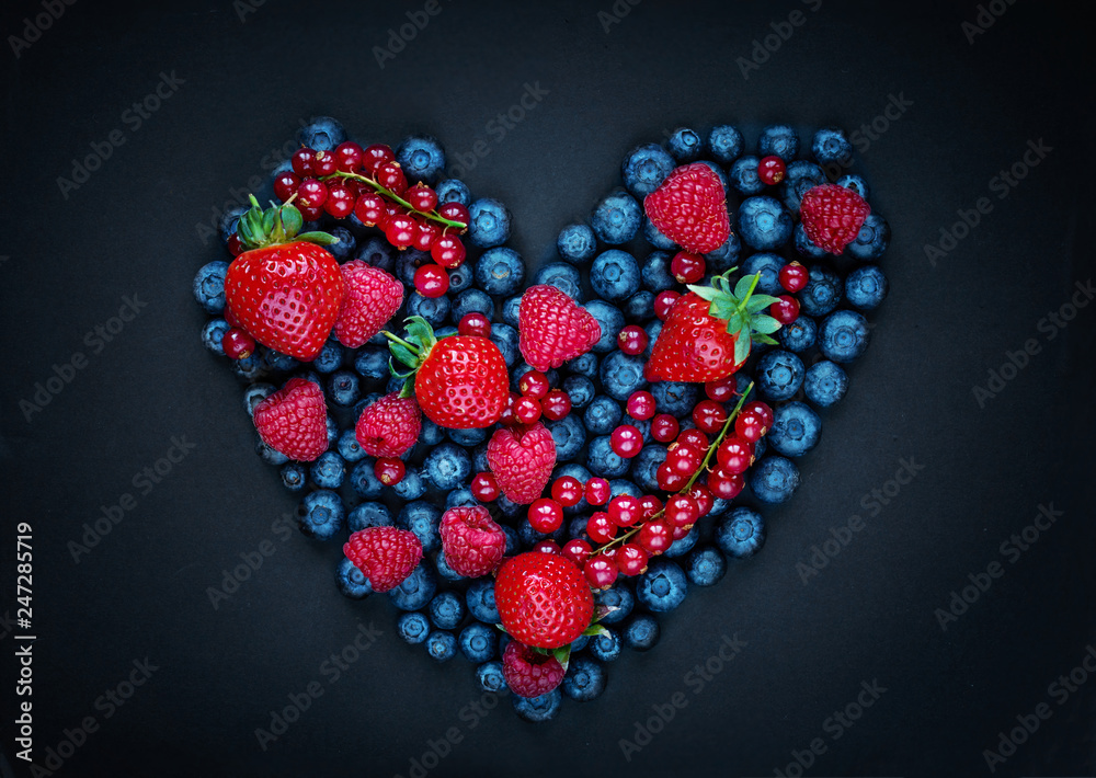 Blueberry Heart