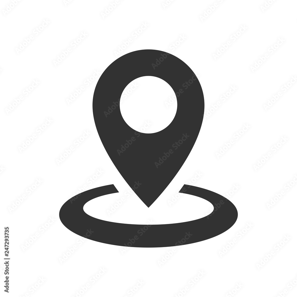 Geolocation icon Stock Vector | Adobe Stock