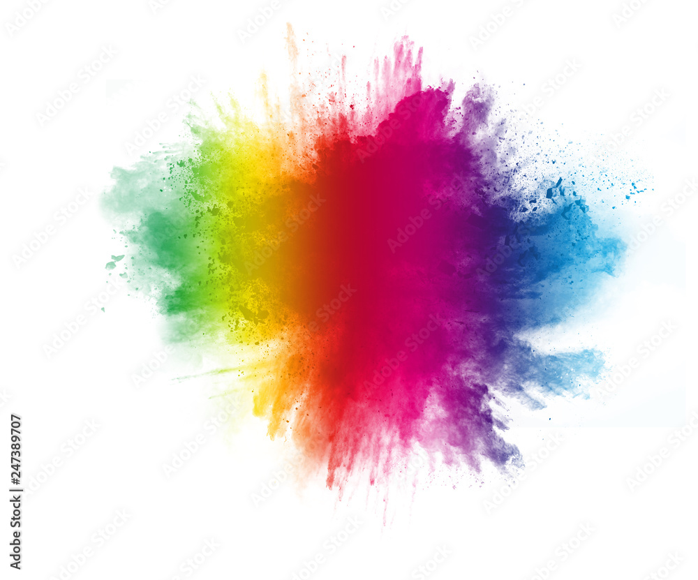 Rainbow dust Stock-Foto | Adobe Stock